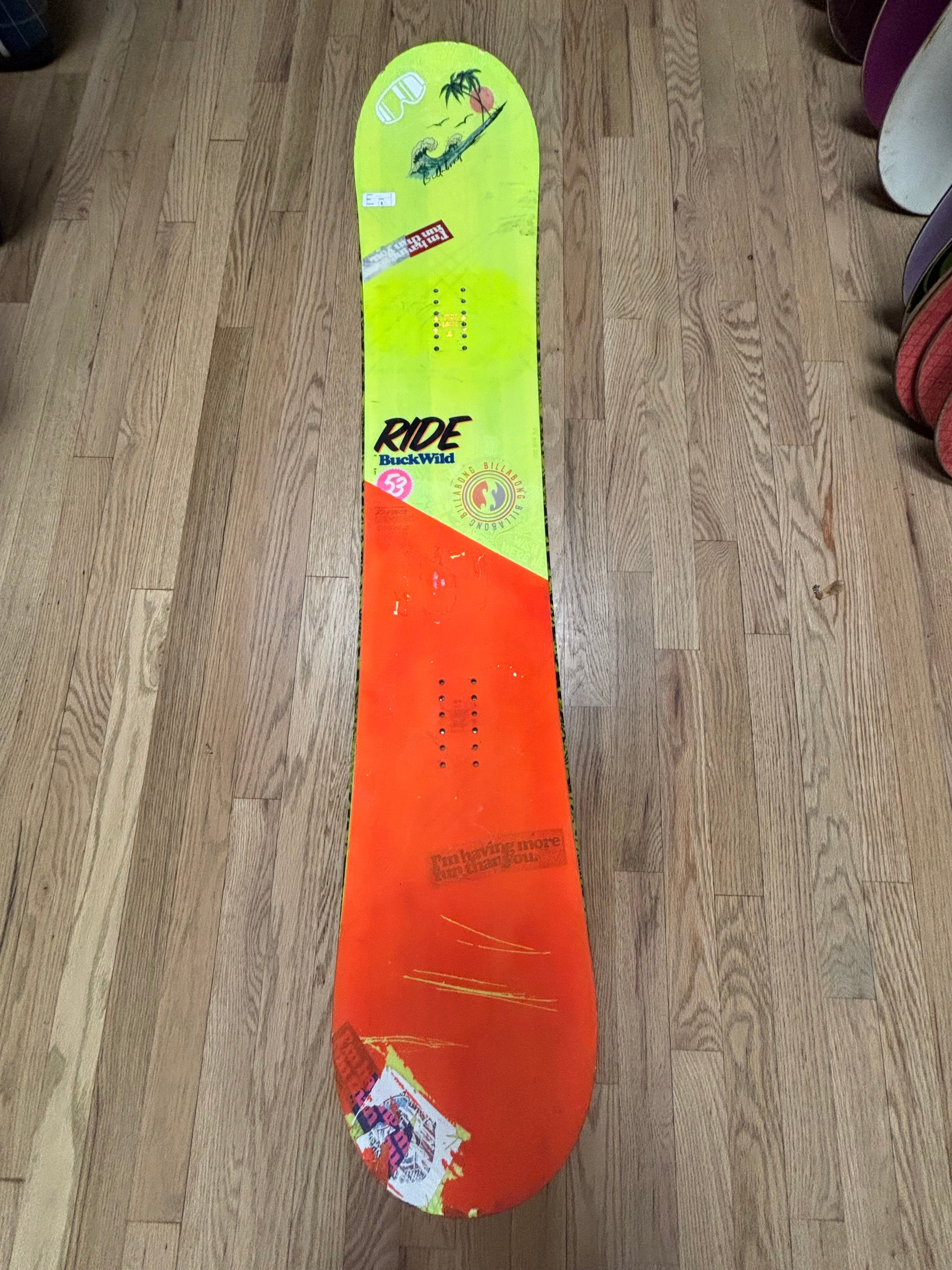 Ride Buckwild Snowboard – 153cm – SurfNSpark
